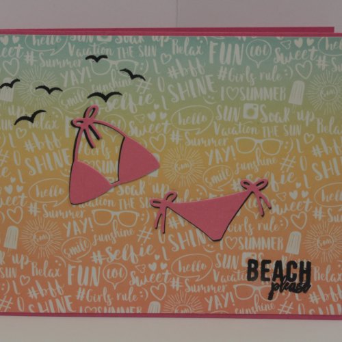 10 Cards 1 Kit - Simon Says Stamp "Summer Hello" July 2017